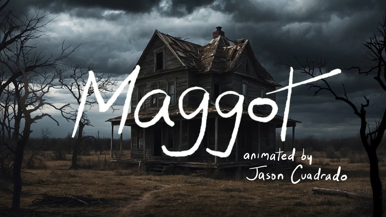Creepy Animated Short- "Maggot" | Moho 2D and AI Experiment - YouTube