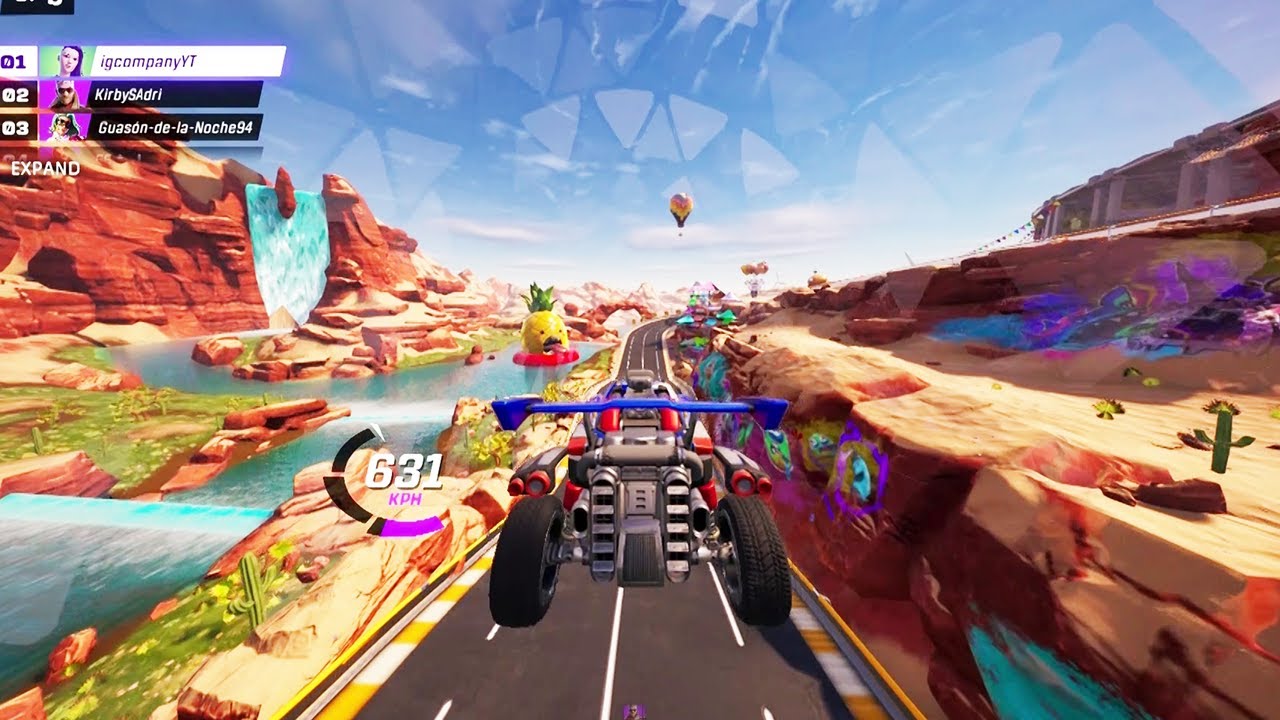 Fortnite: Rocket Racing - PS4 Gameplay (1080p60fps) - YouTube