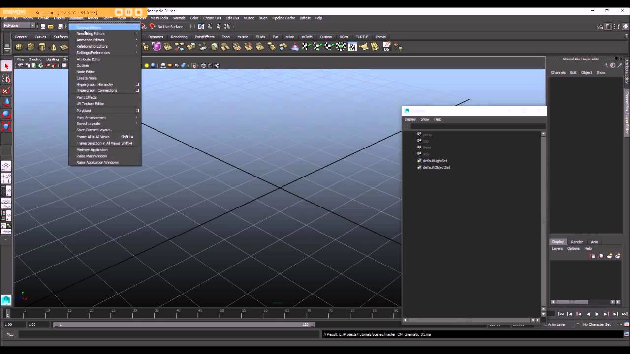 Previs in Maya Part 4: Setting up the Master Maya Scene - YouTube