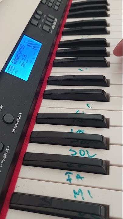 Tutorial- Melodia a fost cantata cu PIAN ELECTRONIC- FUNKEY DP-88 II - YouTube