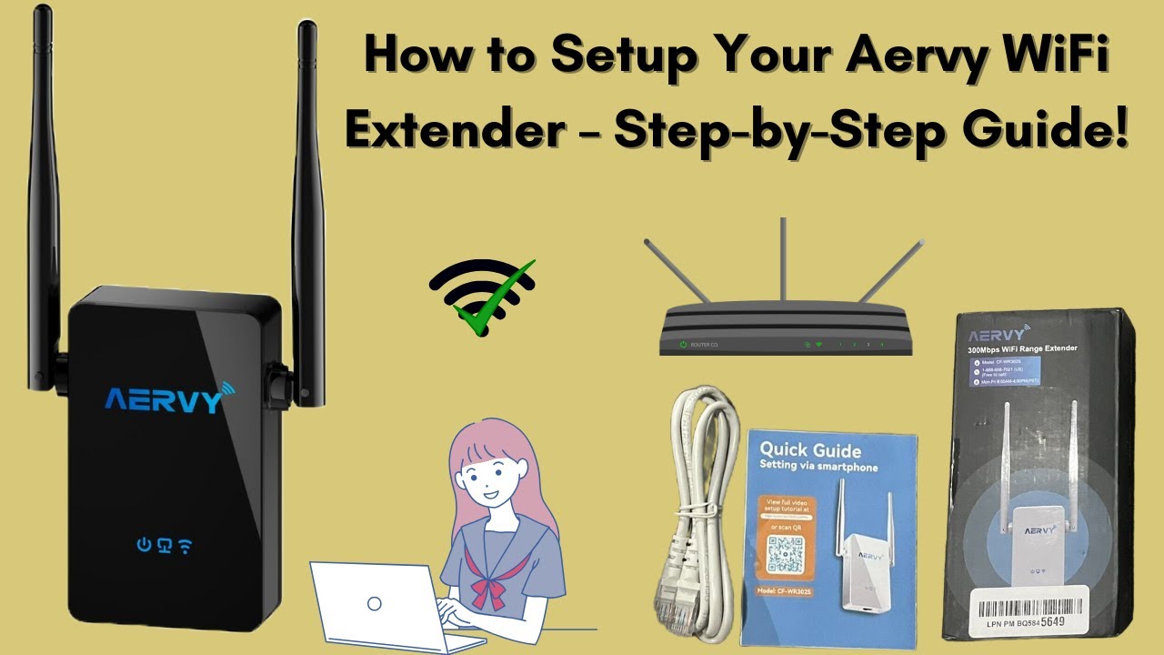 How to Set Up Aervy WiFi Extender | Quick & Easy Guide - YouTube