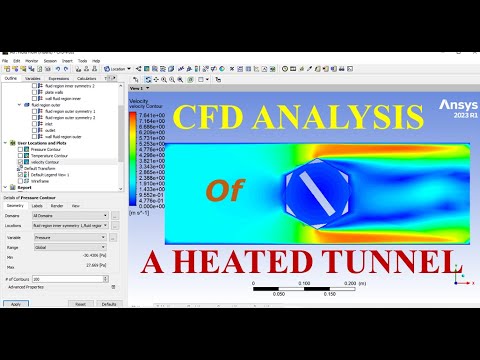 ANSYS Fluent CFD Analysis of a 2D Heated Rotating Rectangular Channel l ...