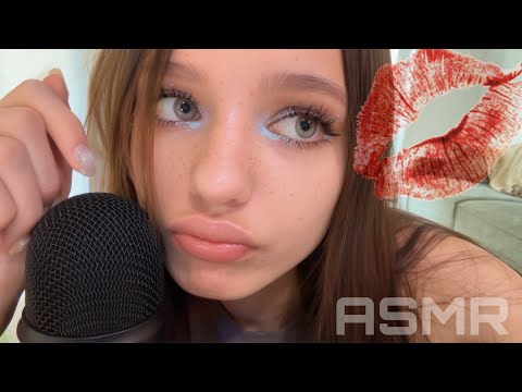 ASMR ☆ Kisses, Hand Sounds & Affirmations