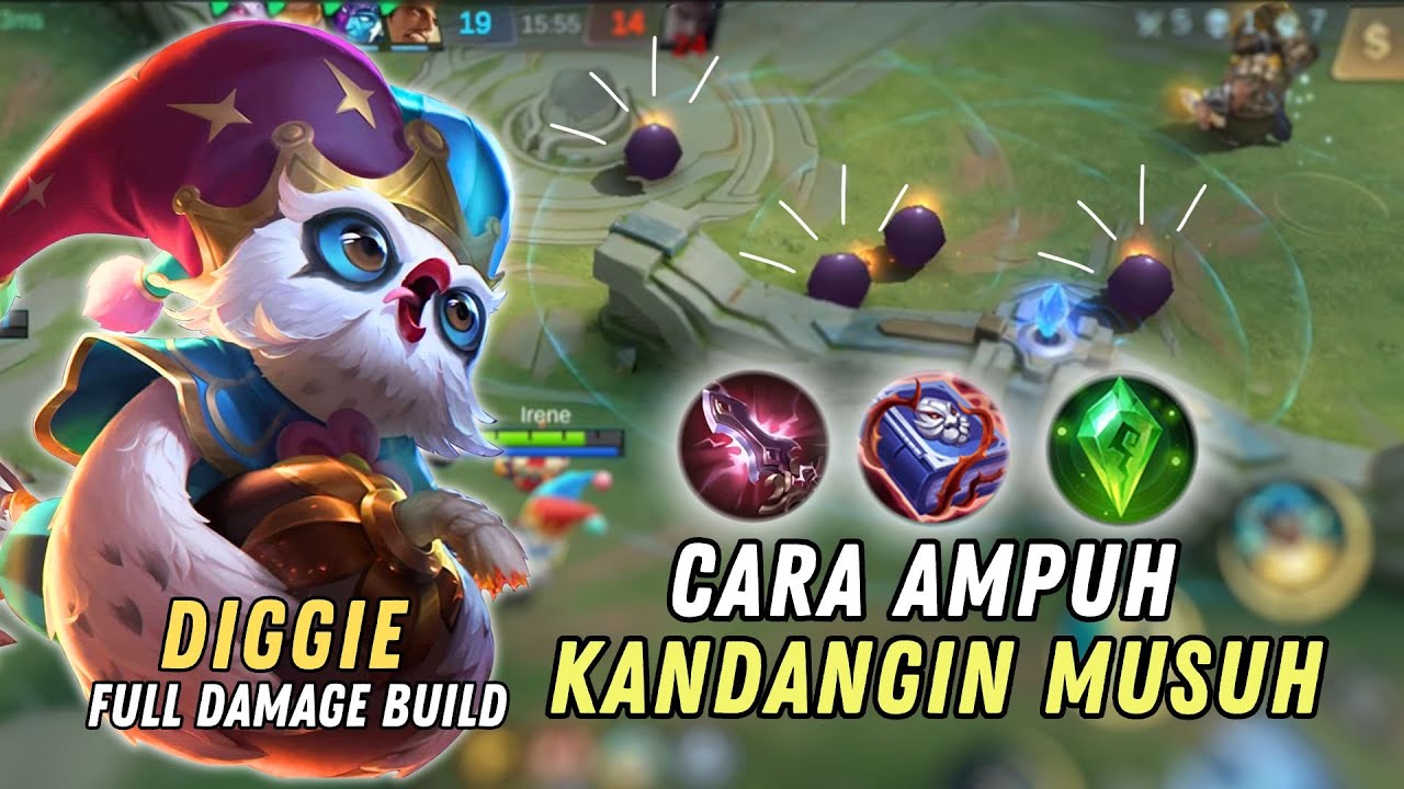 Diggie Full Damage Build Item 2023 | Diggie Gameplay Mobile Legends ...