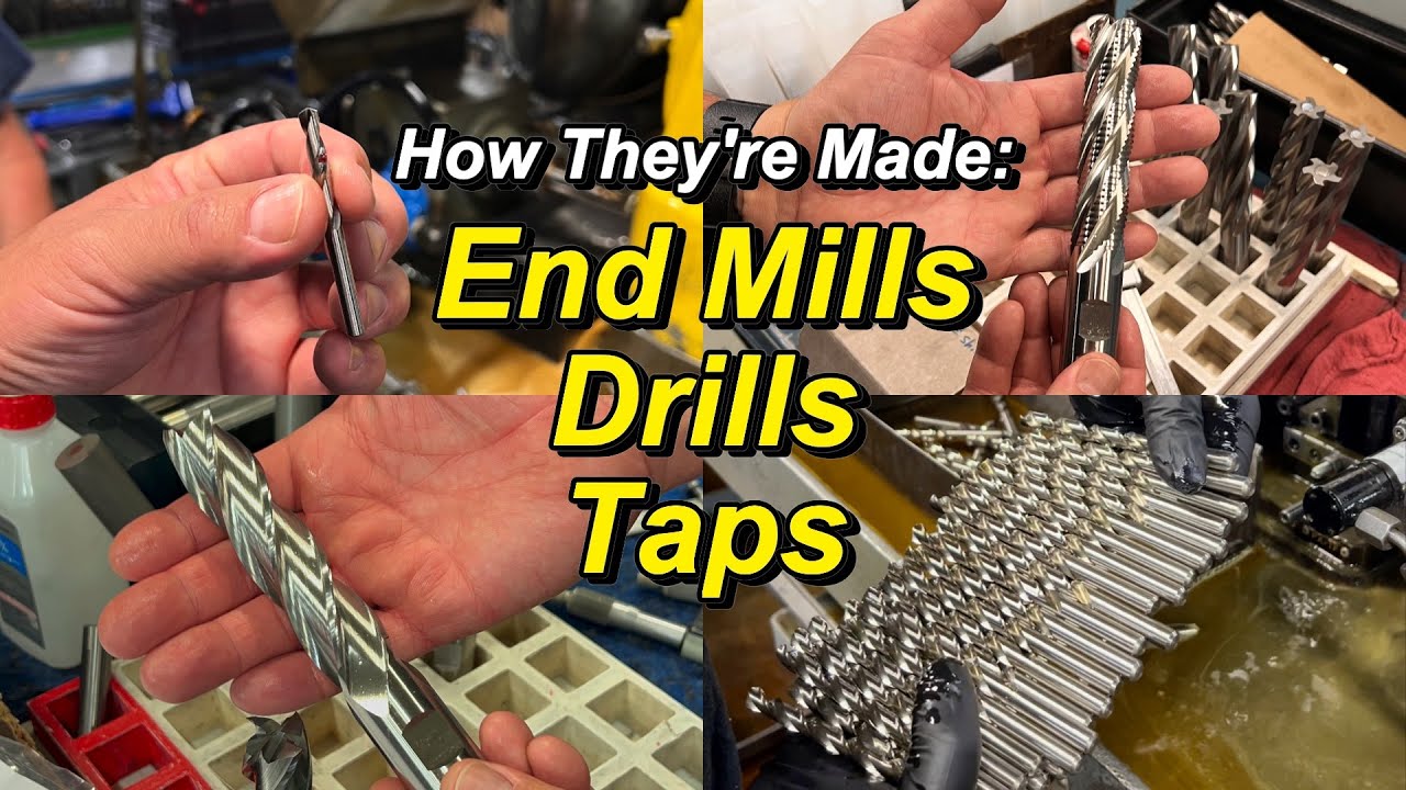 How are Drills, Taps & End Mills Made? Greenfield Industries Factory ...