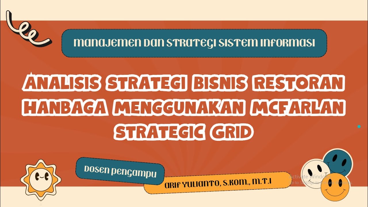 Analisis McFarlan Strategic Grid Pada Restoran Hanbaga - YouTube