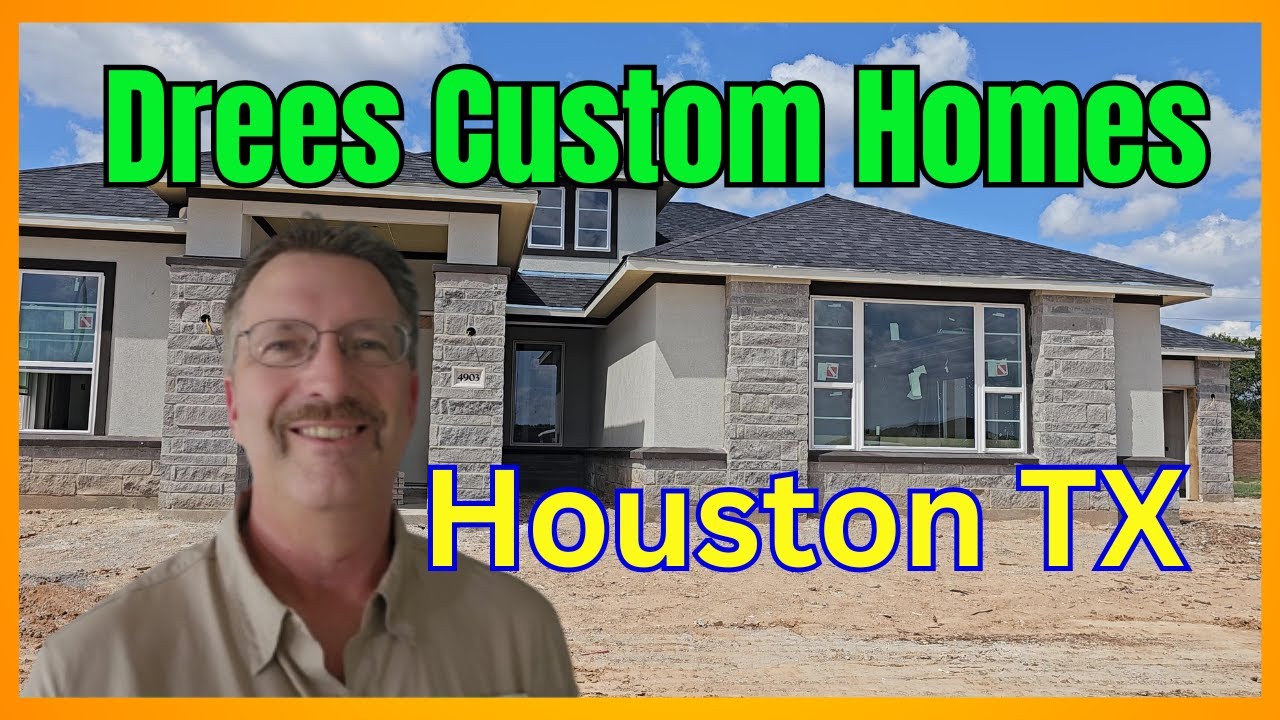 Moving to Houston (in 2024) Drees Custom Homes in Meridiana Texas - YouTube