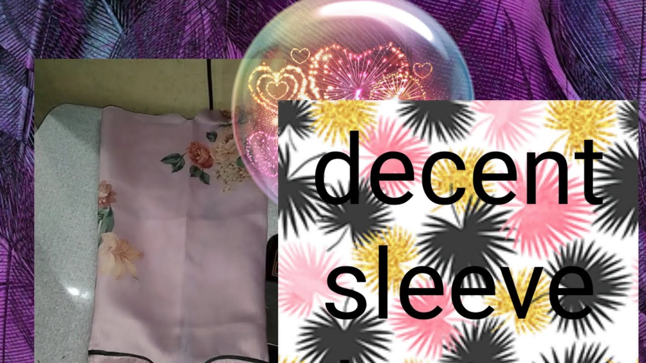 simple and decent sleeve design - YouTube