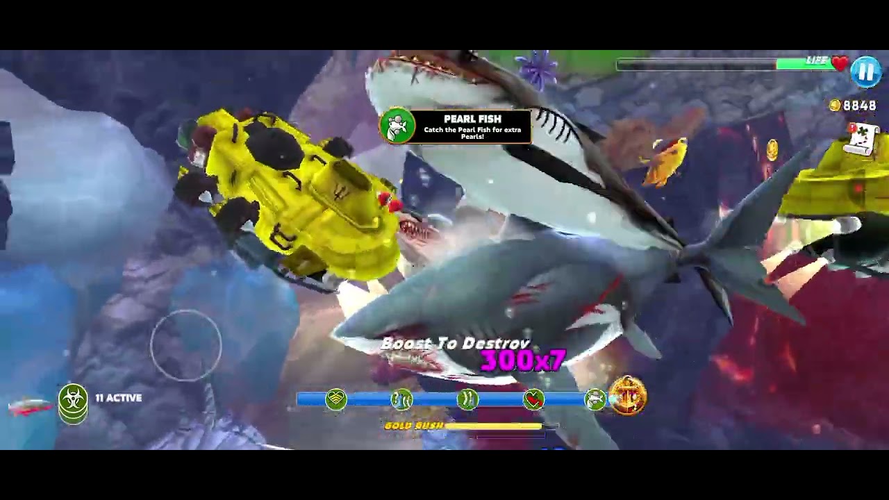 Hungry shark world ss.2ep.13 zombie shark vs arctic apocalypse - YouTube