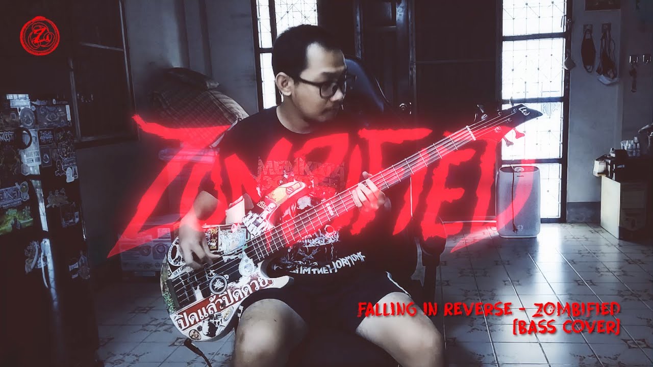 ZOMBIFIED - Falling In Reverse [Bass Cover] - YouTube