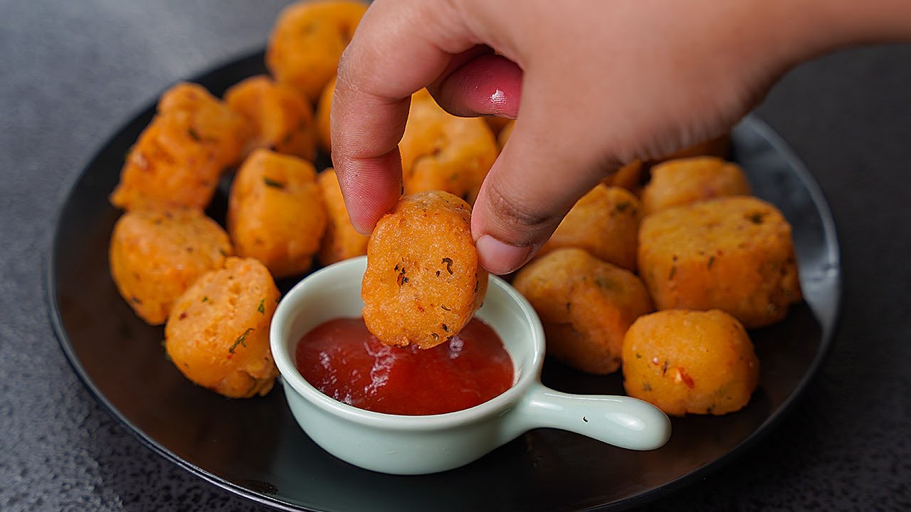 Potato Bites | Crispy Garlic Potato Bites | Potato Snacks Recipe ...