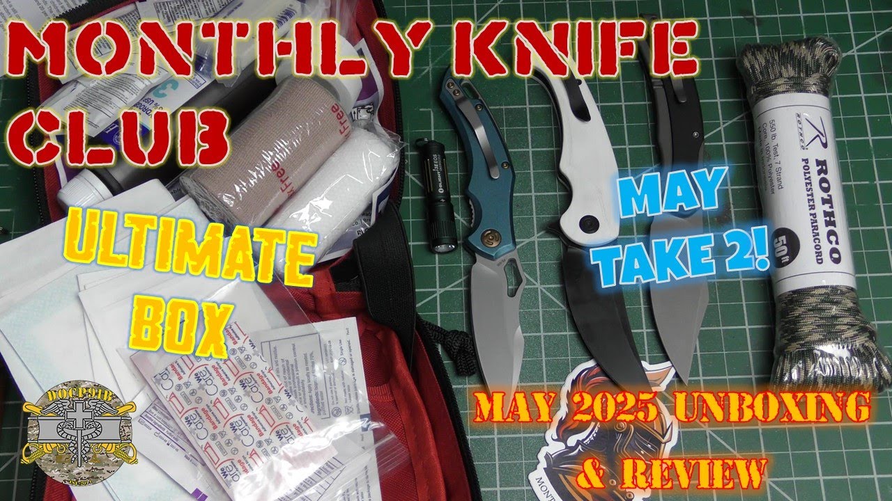 Monthly Knife Club Ultimate - May 2025 TAKE 2 - unboxing & Review ...
