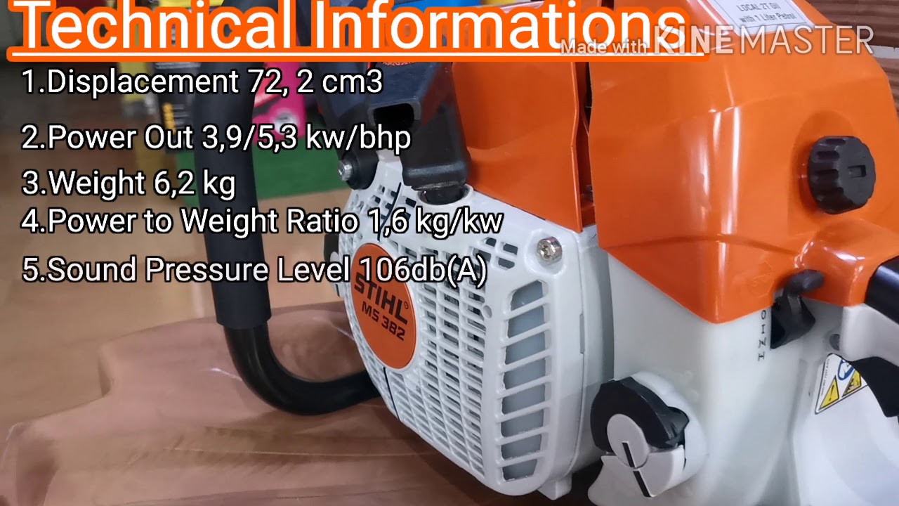 STIHL-MS 382 Chainsaw UNBOXING REVIEW #stihlchainsaw #stihlusa - YouTube