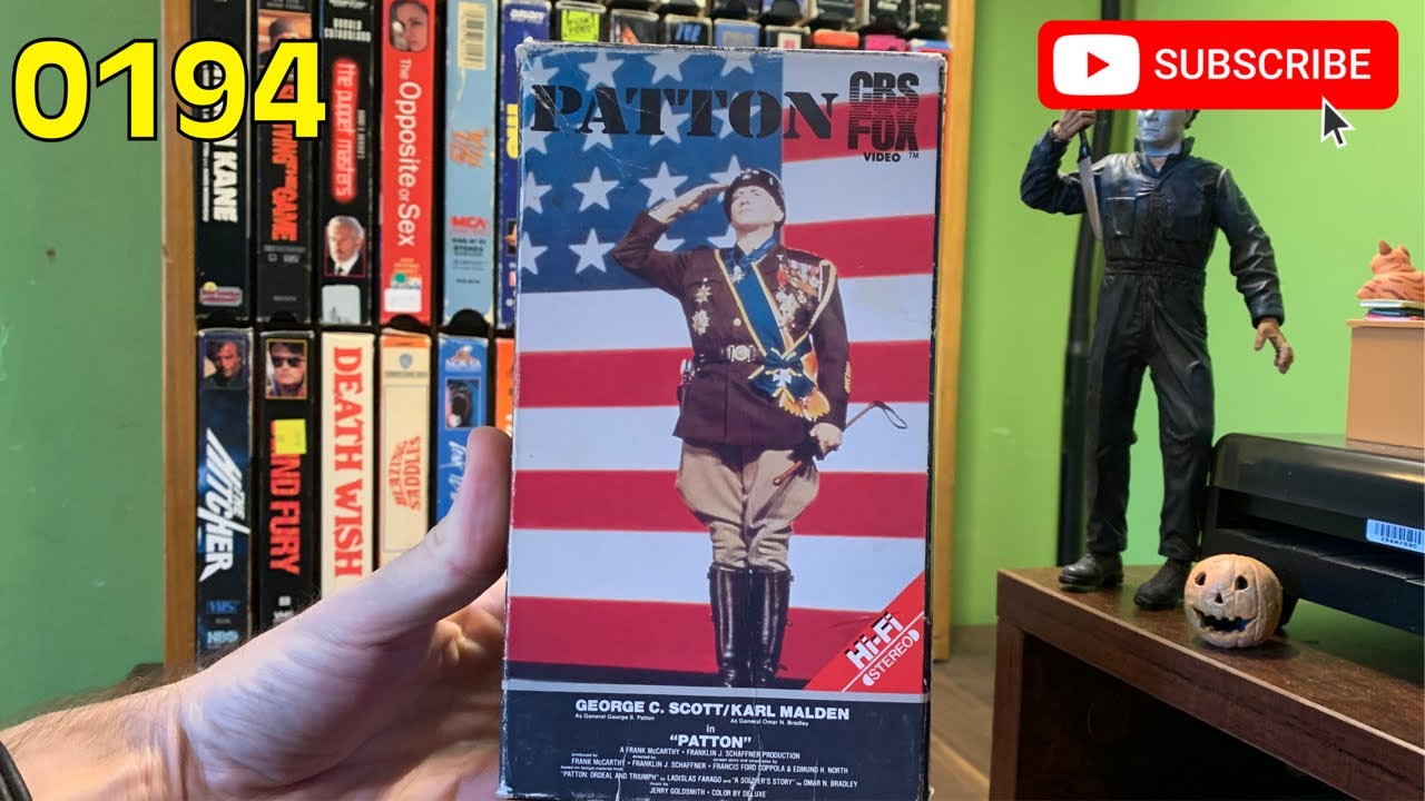 [0194] PATTON (1970) VHS INSPECT [#patton #pattonVHS] - YouTube