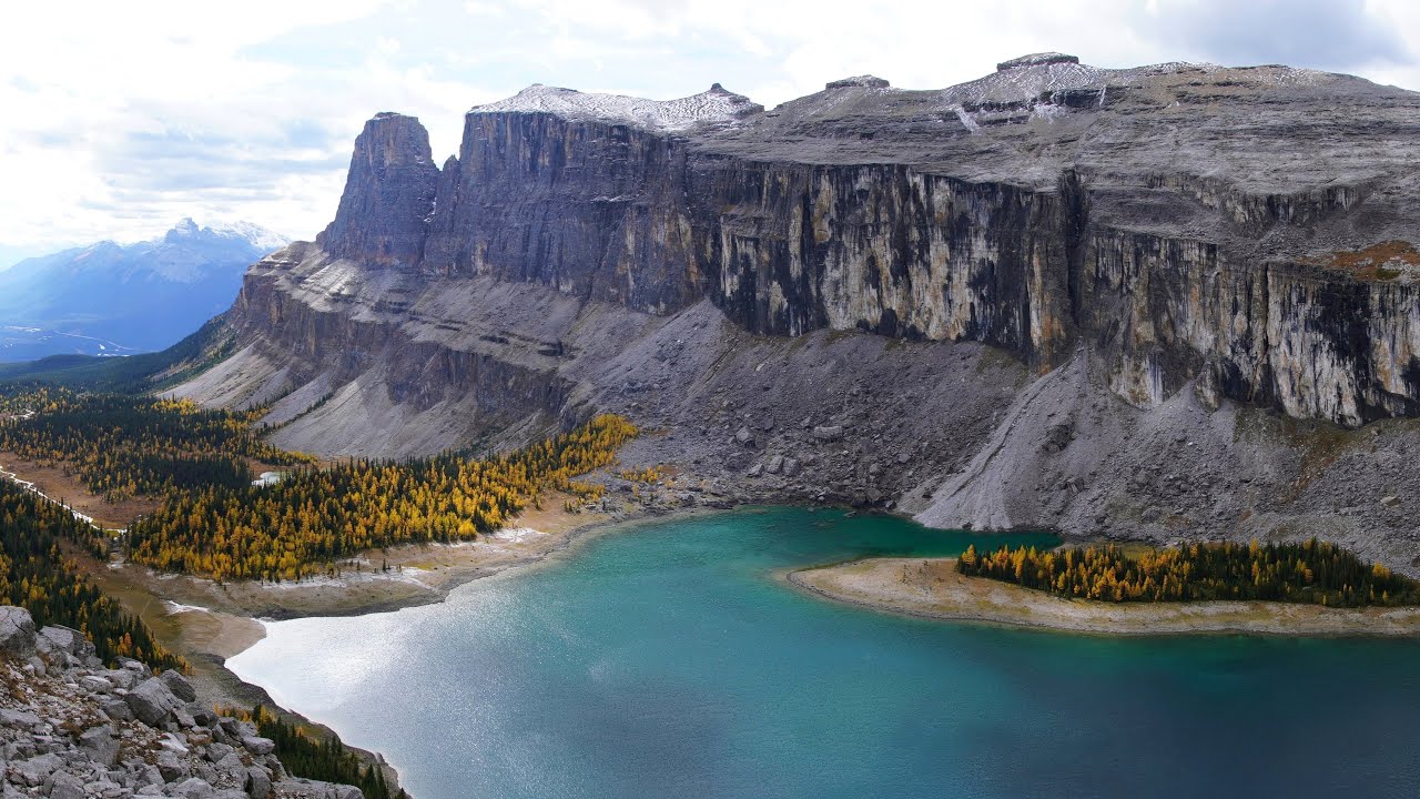Rockbound Lake and Castle Mountain Larch Hike, Banff - YouTube