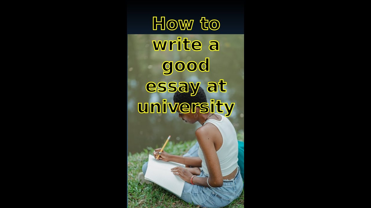 Professor gives 10 tips for writing a good essay at university - YouTube
