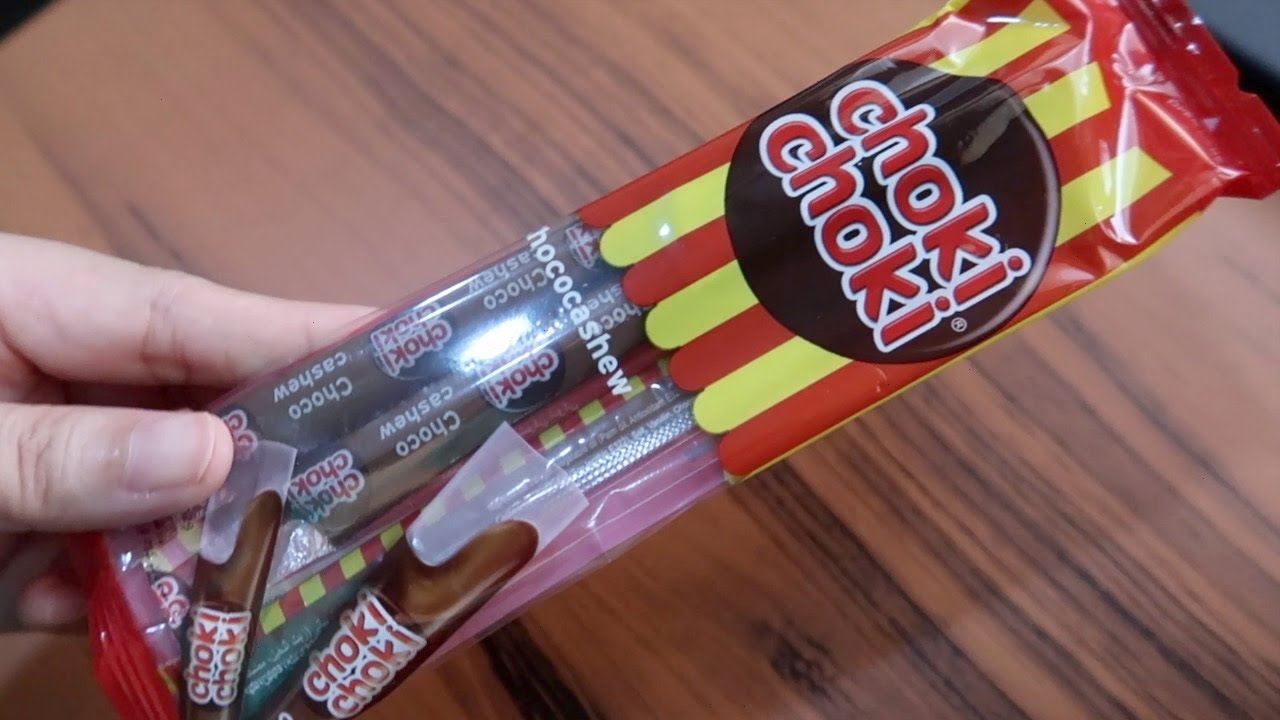 Filipino Junk Food Snacks #8 CHOKI CHOKI * Pinoy Paborito Choco Cashew ...