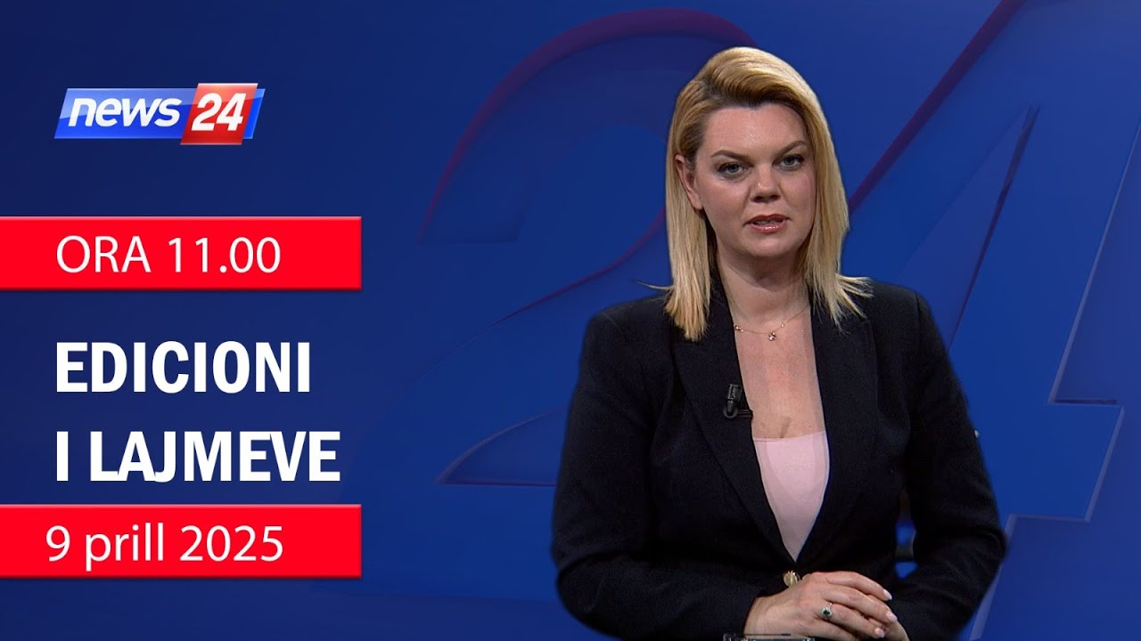 9 Prill 2025 Edicioni i Lajmeve ne News24 ne studio Nisida Tufa (Ora 11 ...