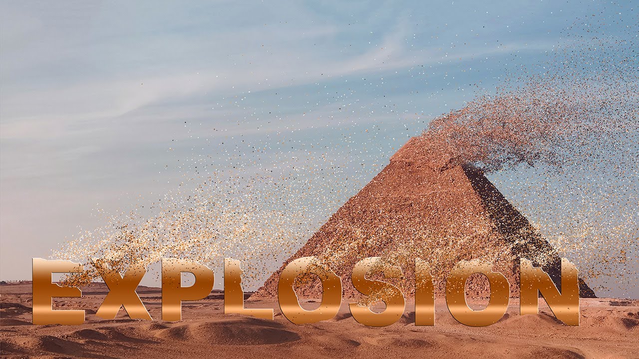 Text Explosion Effect - AKVIS Explosion & AliveColors (Advanced Tutorial) - YouTube