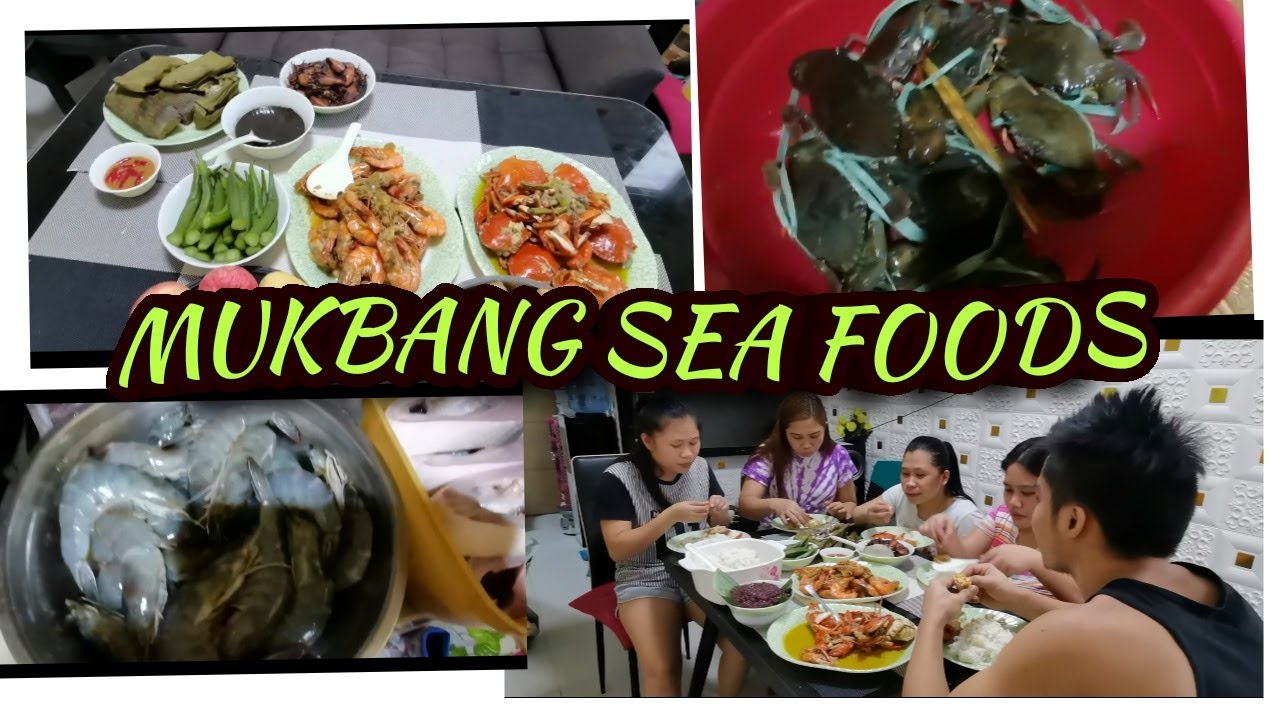 MUKBANG SEA FOODS WITH ATE AT MGA PINSAN | RIZZA NAZARETA - YouTube