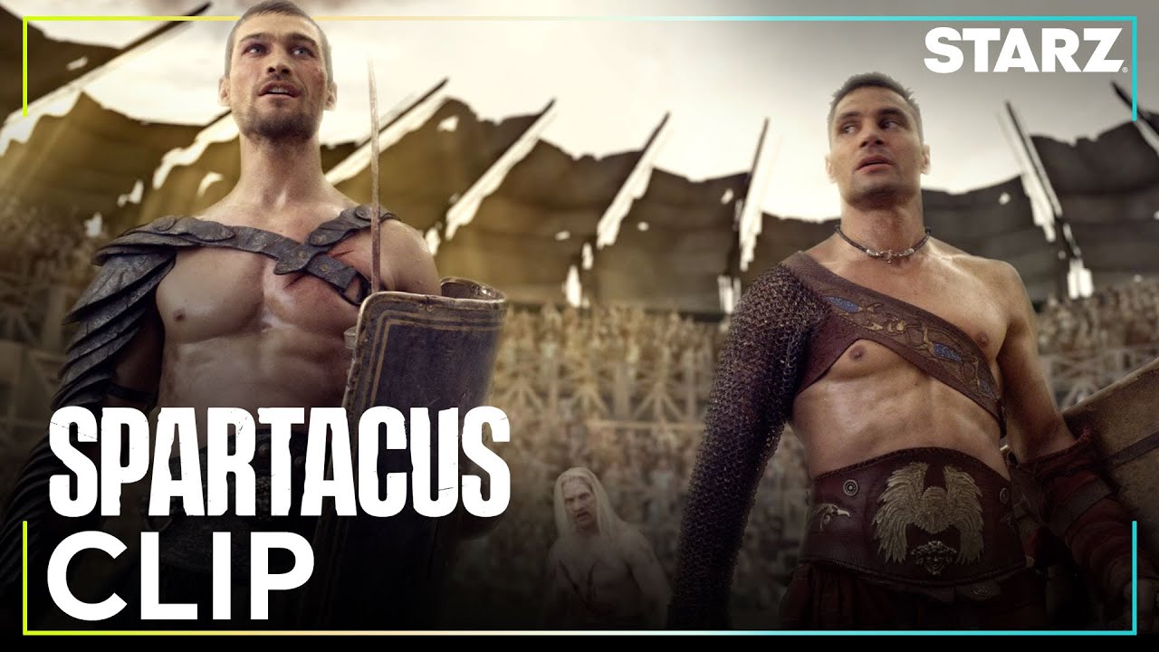 ‘Spartacus and Crixus vs. Theokoles' Clip | Spartacus: Blood and Sand ...