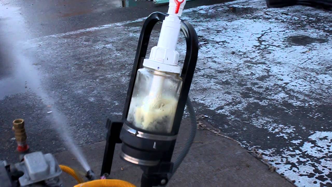 GEET reactor on a pressure washer (High Definition) - YouTube
