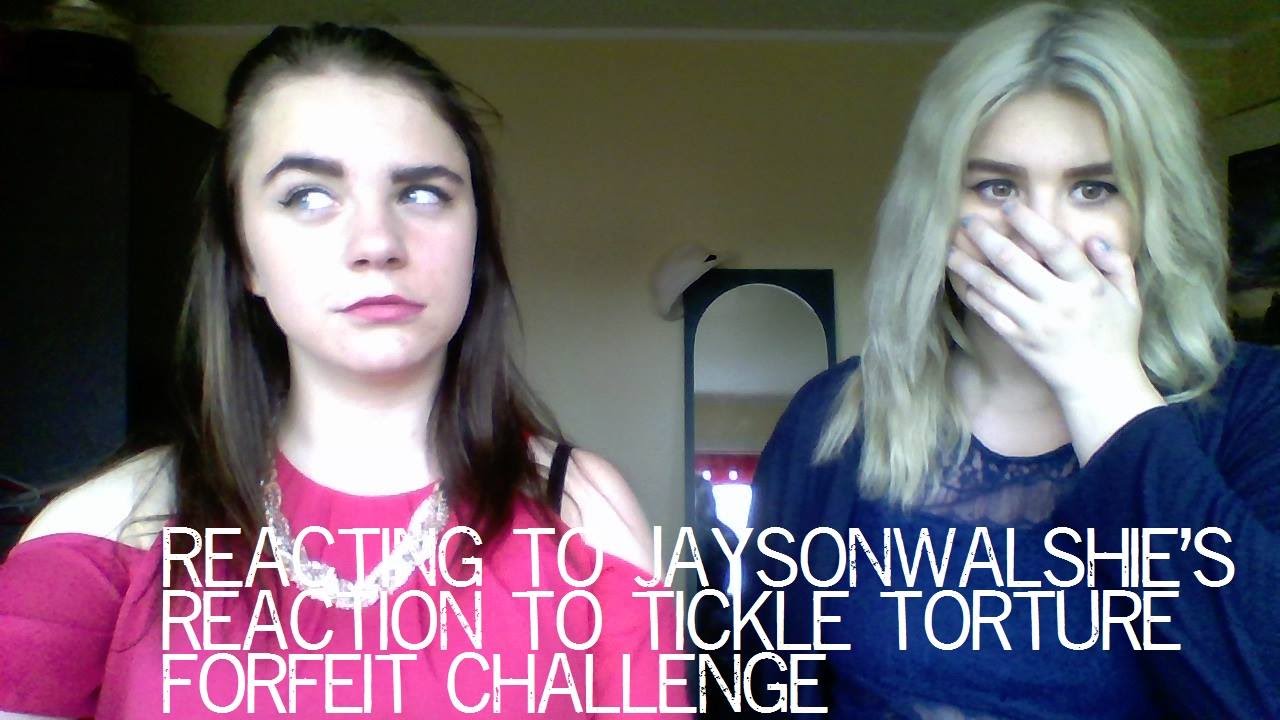 REACTION TO JAYSONWALSHIE'S REACTION VIDEO: TICKLE TORTURE FORFEIT ...