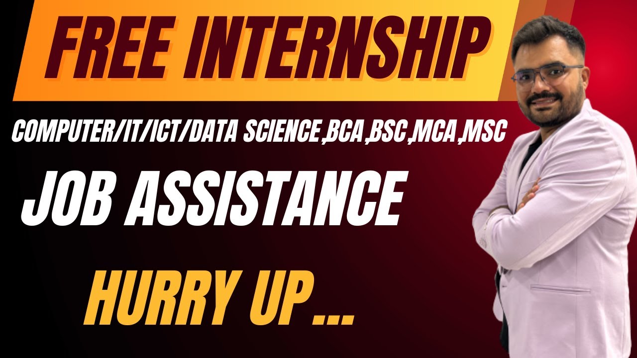 FREE INTERNSHIP - ALL DETAILS - COMPUTER /IT/ICT/DATA SCIENCE/AIML/BCA ...