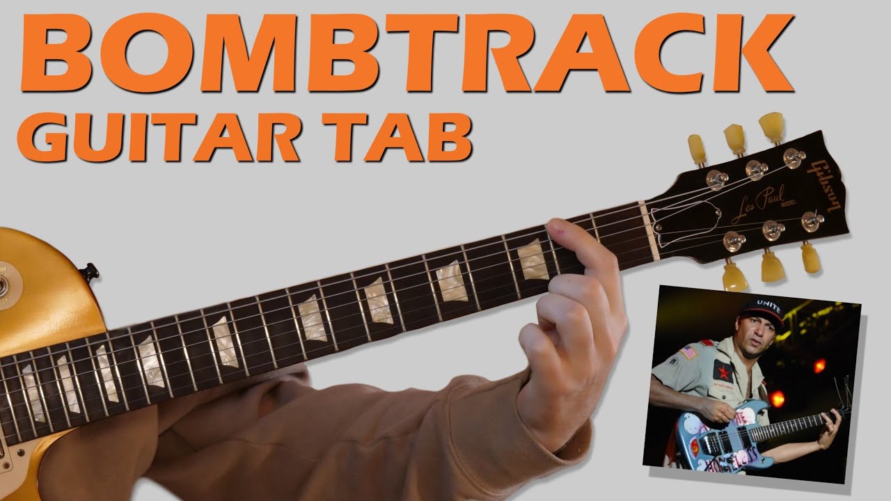 Bombtrack - Guitar Lesson with TAB - Rage Against the Machine - YouTube