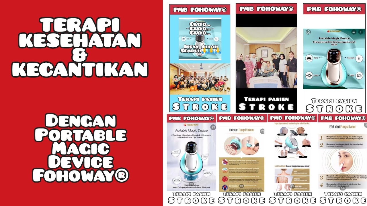 Terapi pertama pasien Stroke dg PMD Fohoway® - YouTube