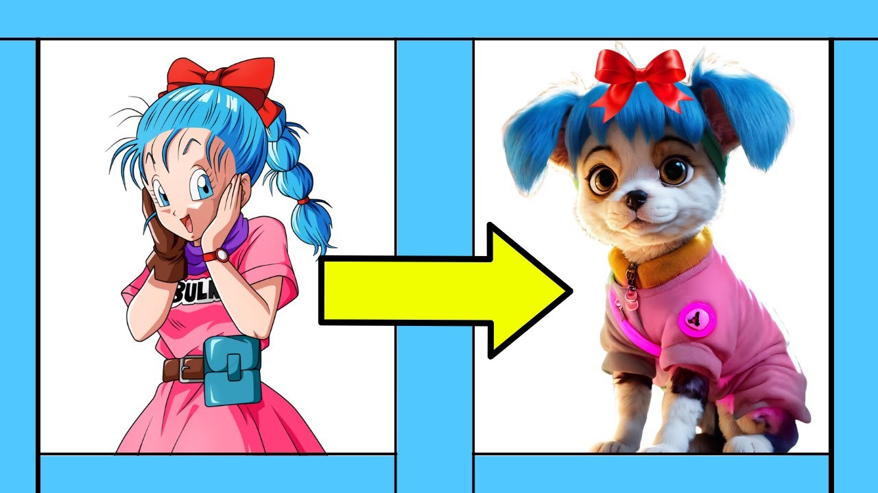 Dragon Ball Z CHARACTERS as DOGS #dragonball #dragonballz # ...