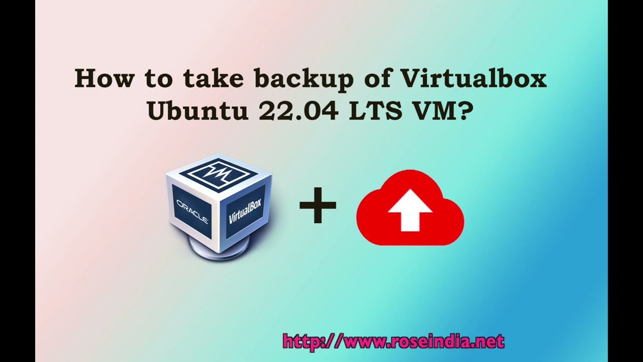 How to take backup of Virtualbox Ubuntu 22.04 LTS VM? - YouTube
