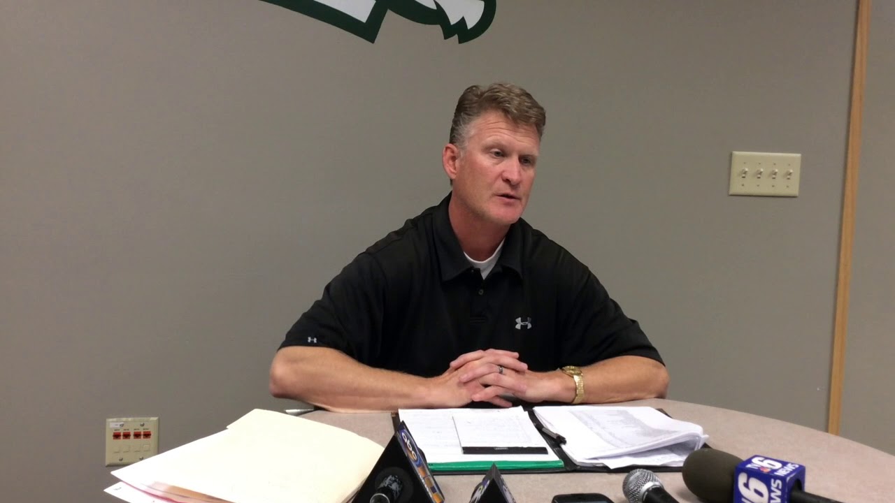 NMU football coach Kyle Nystrom press conference Sept 18 - YouTube