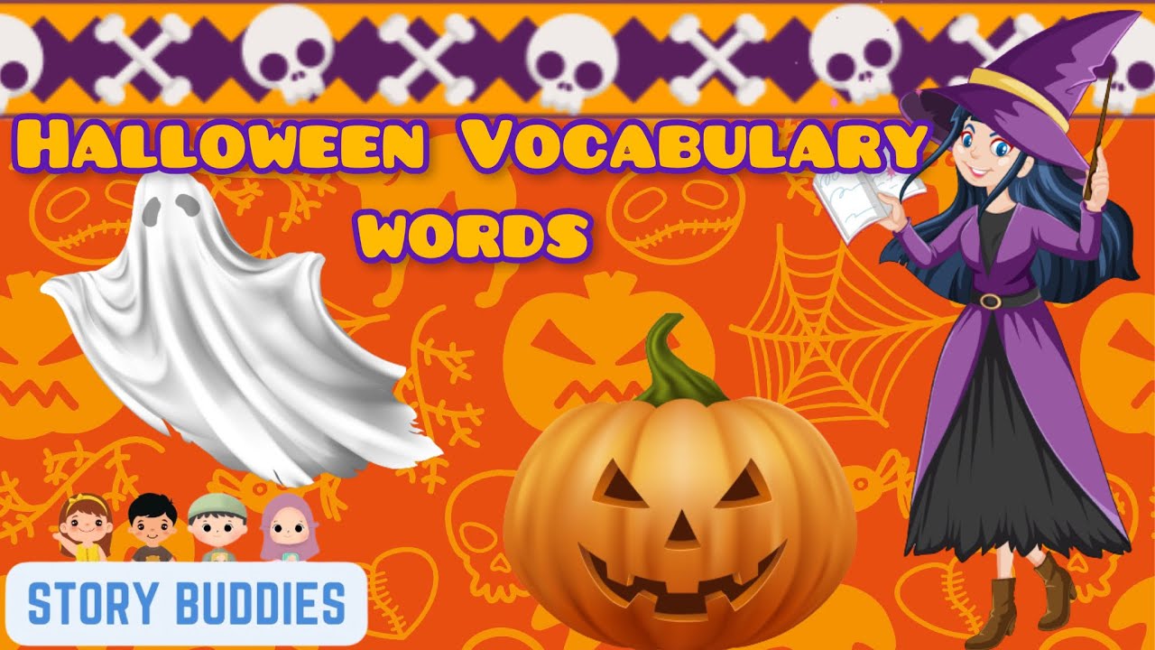 Halloween Vocabulary Words | Spooky Scary learning Words | Halloween ...