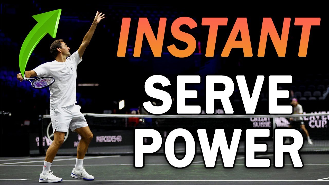 Create INSTANT Power On Your Serve Like Roger Federer - YouTube