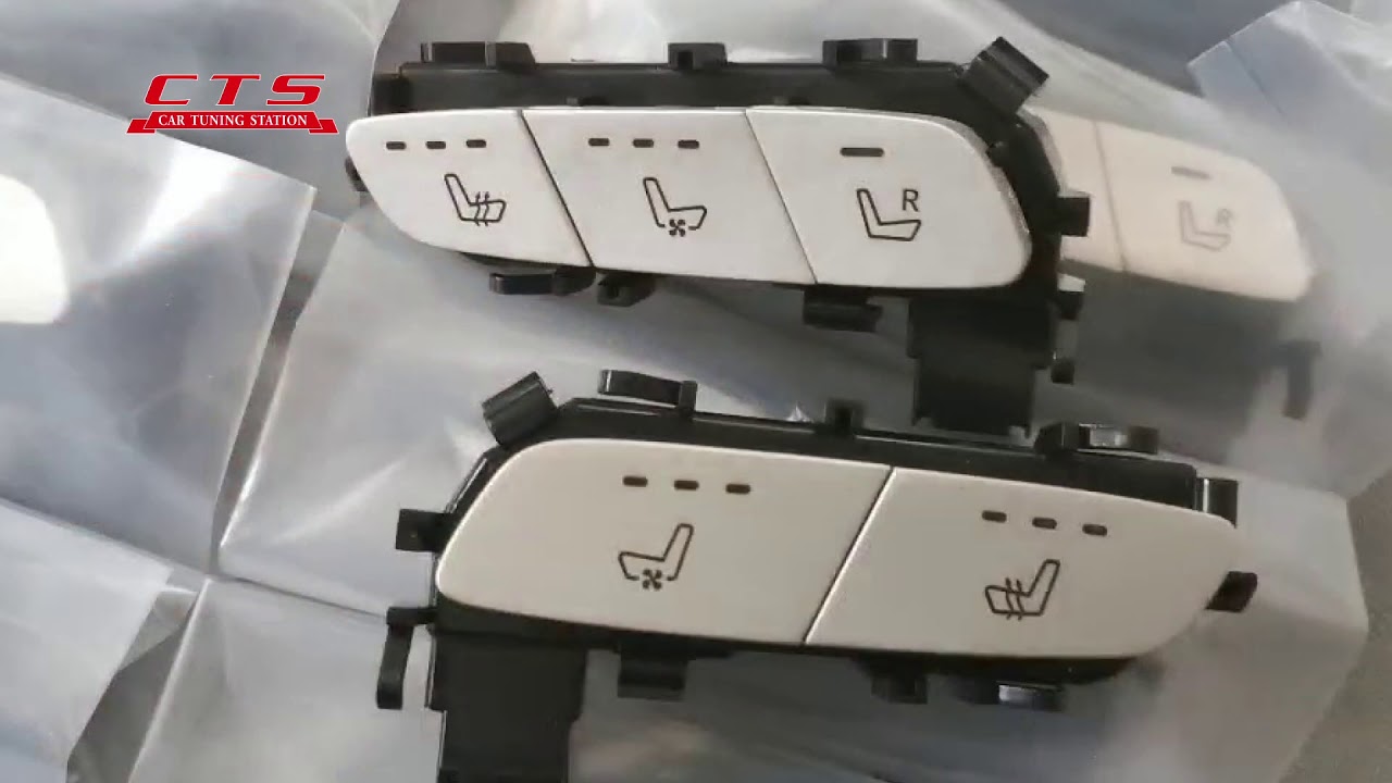 Seat ventilation switch for Mercedes Benz - YouTube