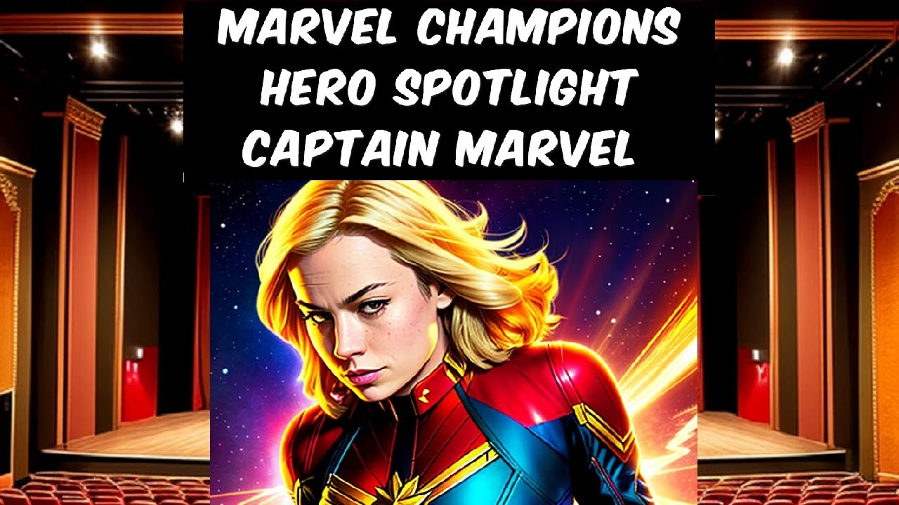 Marvel Champions Hero Spotlight Series Captain Marvel Gameplay - YouTube