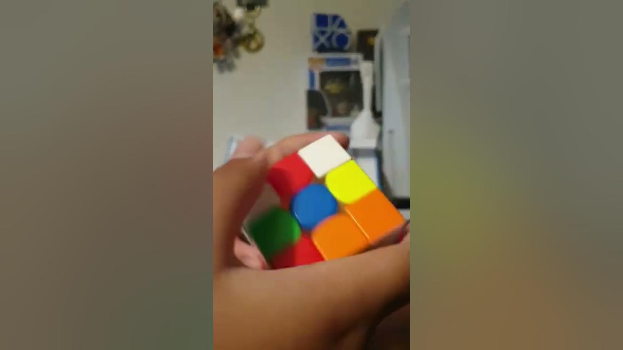 Day one of trying to learn cfop witha GAN pamphlet - YouTube