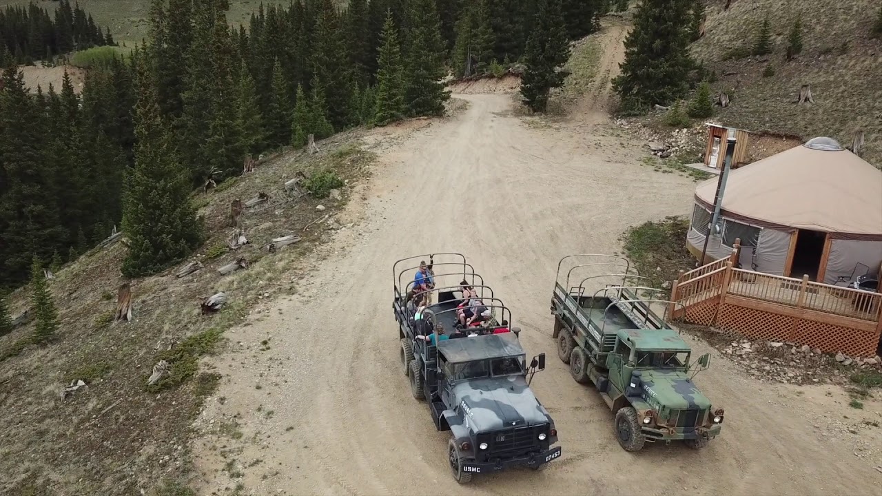 Train Zip Transfer at Top of the Rockies Zip Line - YouTube