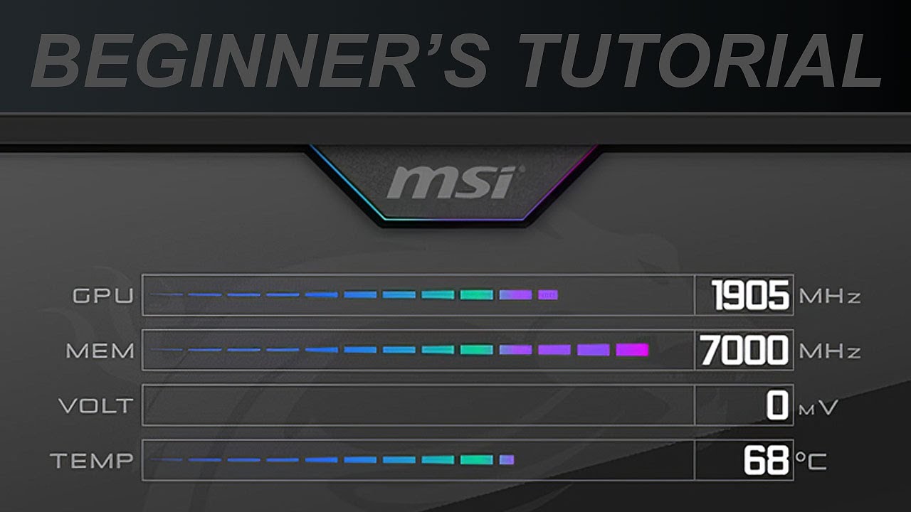 How to overlay FPS, GPU Temp. & More | MSI Afterburner Guide - YouTube