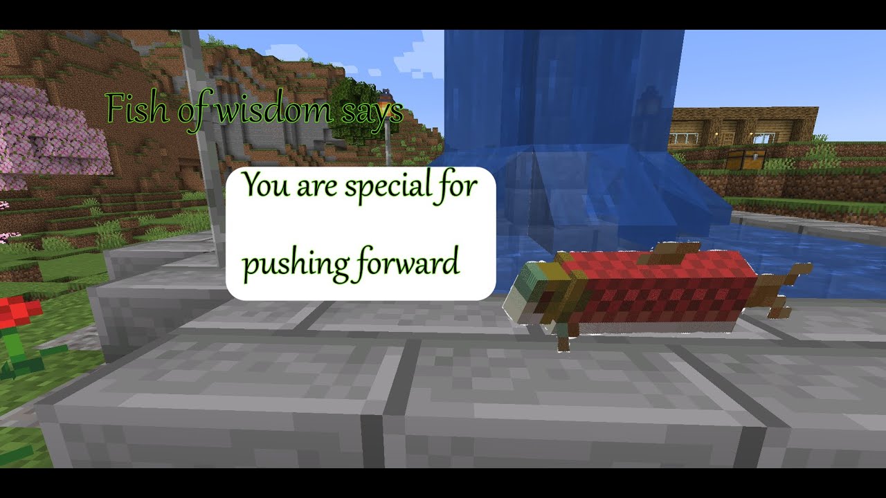 Fish of wisdom - minecraft - YouTube