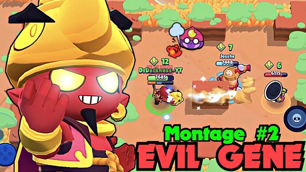 Evil Gene Montage #2 Brawl Stars - YouTube