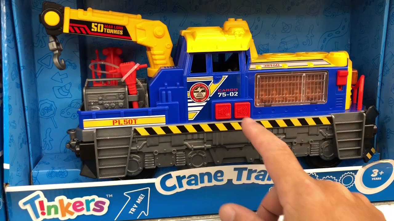 Tinkers Crane Train Toy - YouTube