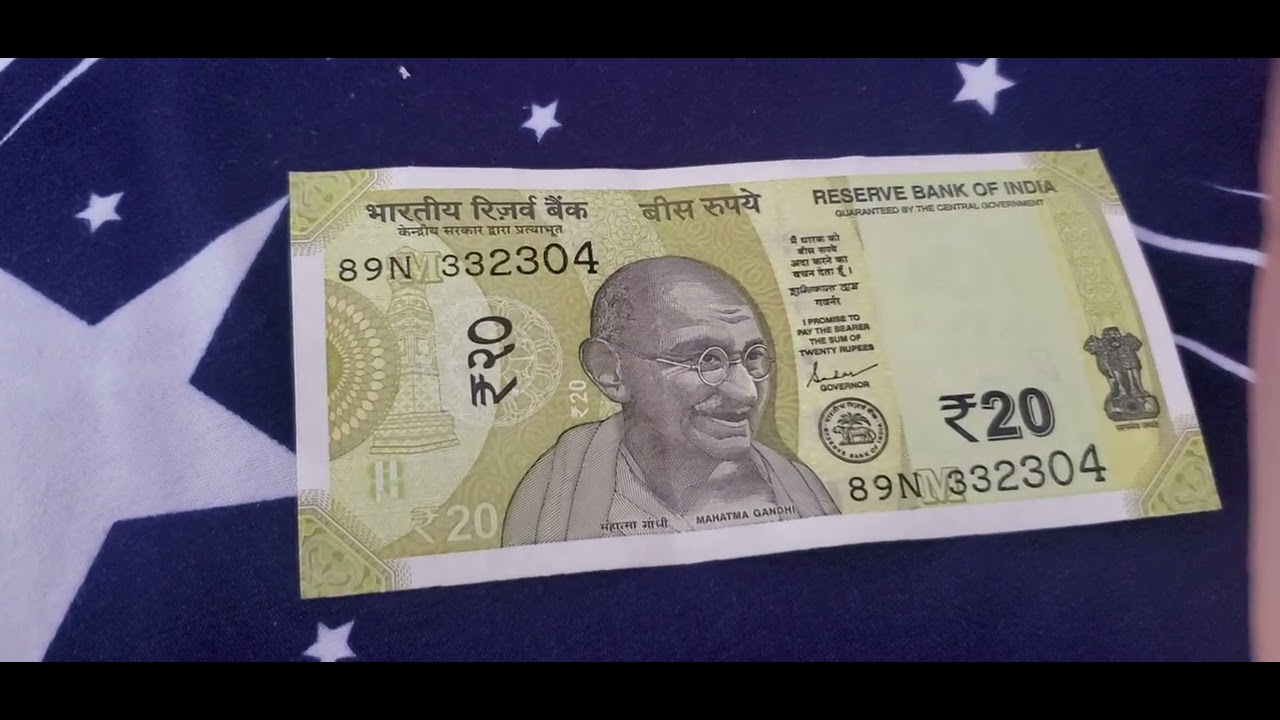 Secrets about the 20 rs note - YouTube
