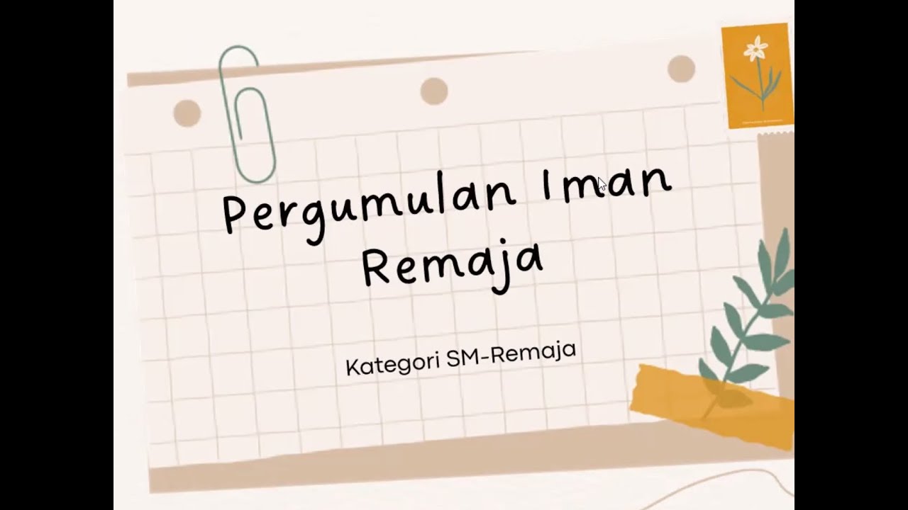 Pergumulan Iman Remaja - YouTube
