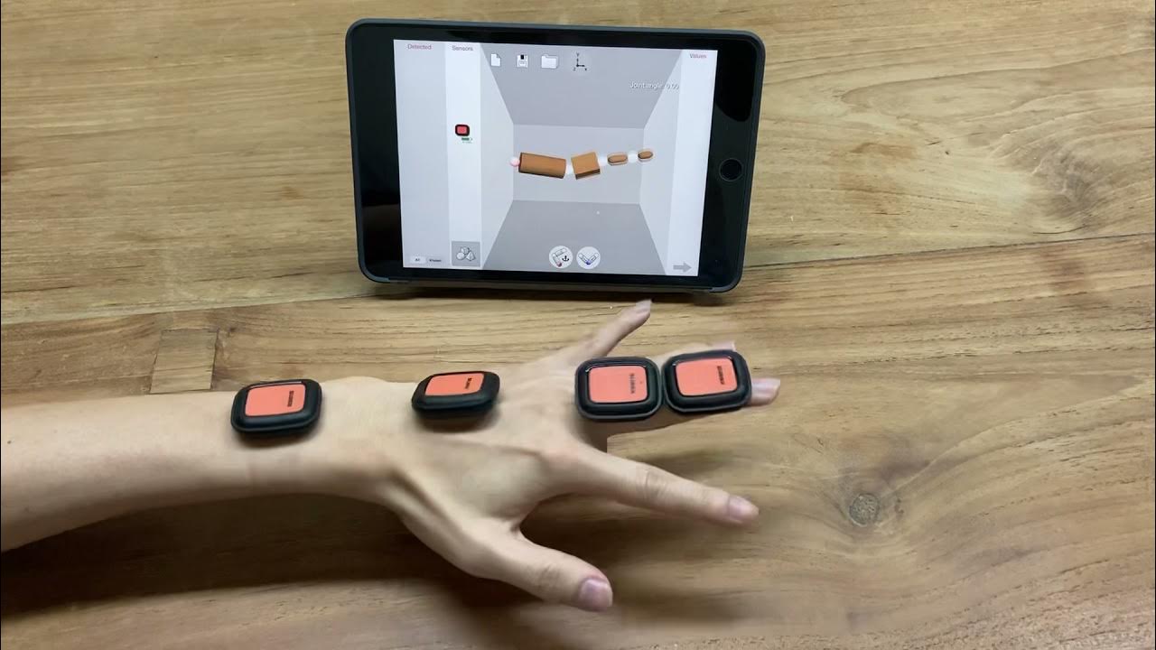 XSENS DOT 手部動作示範 - YouTube