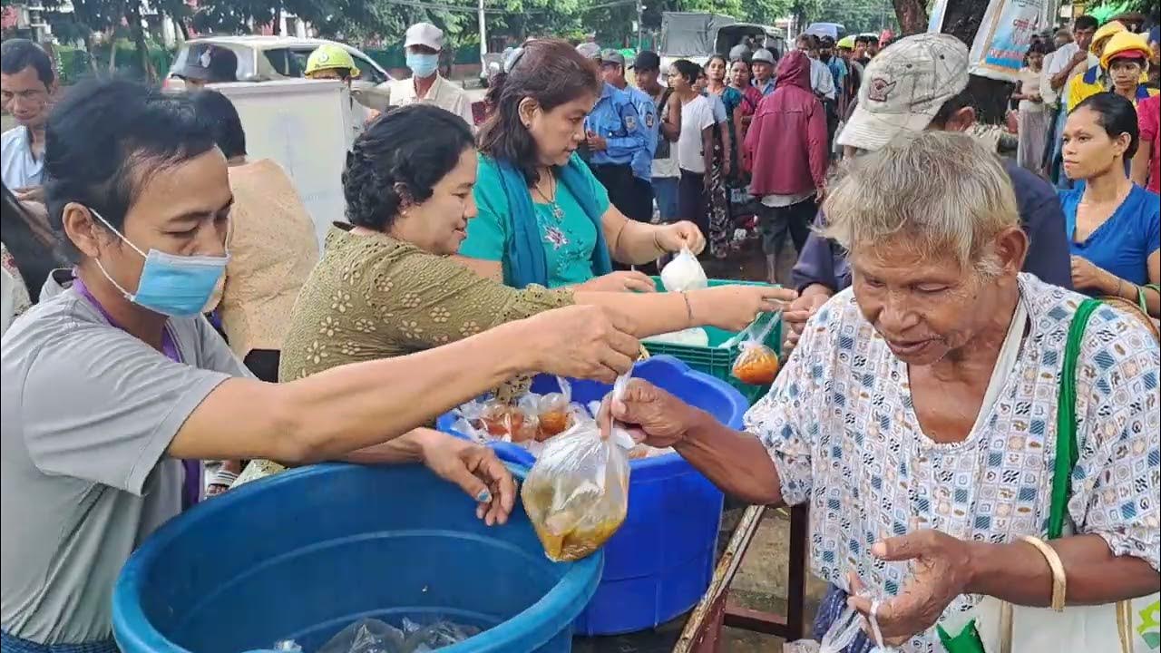 15 9 2023 သရက်တောကျောင်းတိုက် သဘာဝတရားရိပ်သာ၌ နေ့စဥ် ထမင်း ဟင်း အဟာရဒါန