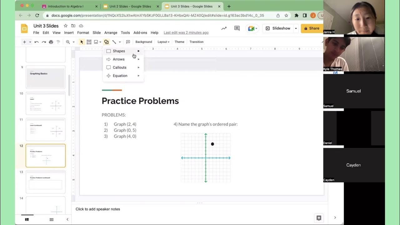 Intro to Functions: Introduction to Algebra I Class 3 - YouTube