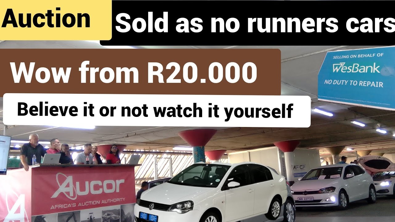 Auction non runners cars from R20.000 to R40.000 live auction on 15/05 ...