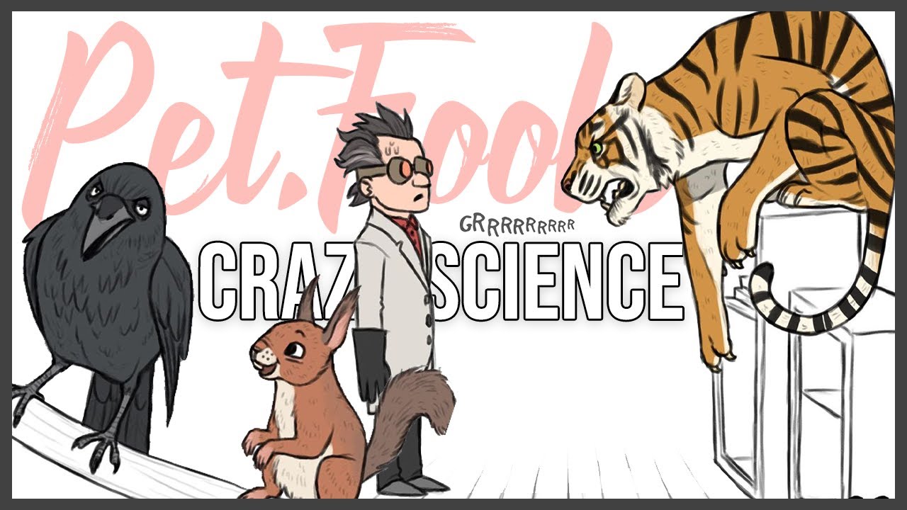 The Crazy Scientist and the Funny Squirrel - Funny Pet Comics | Pet ...